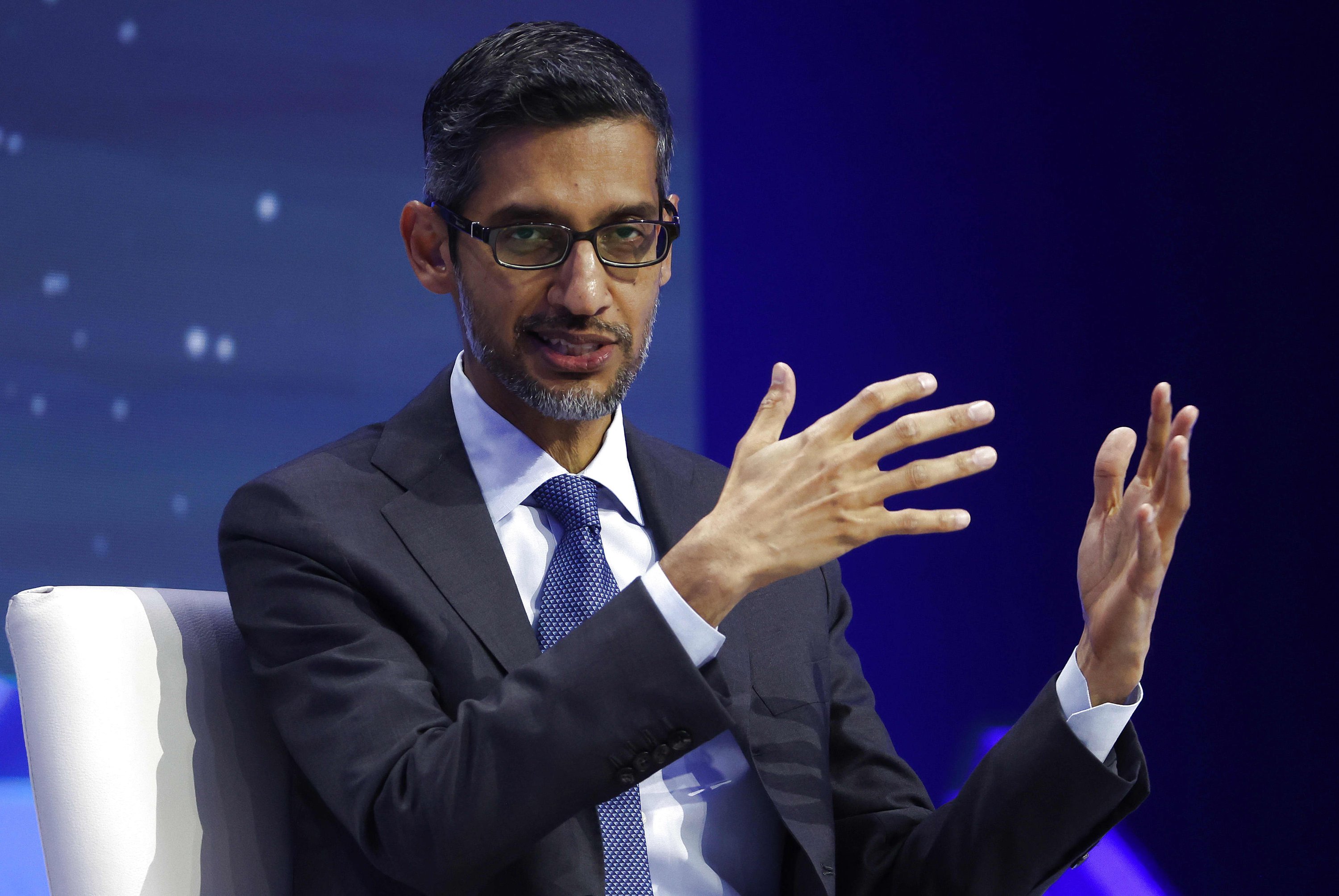 At the APEC CEO Summit, Sundar Pichai, Google CEO, drew parallels between AI and climate change ...